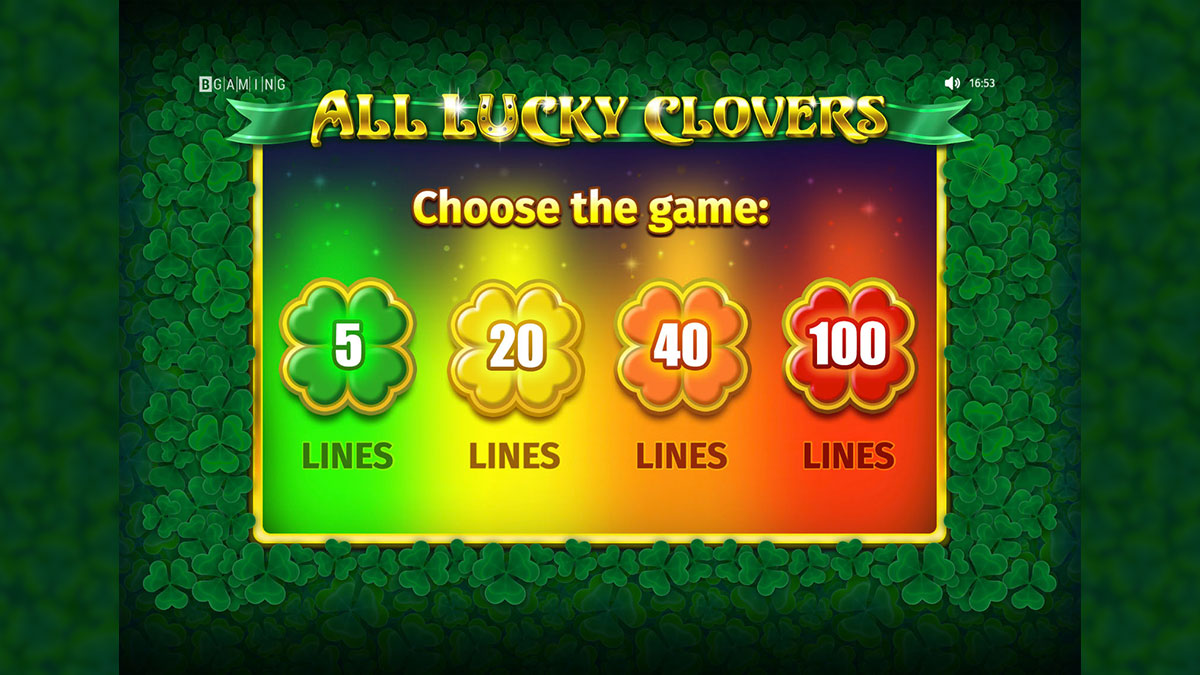 All Lucky Clover - LVBet.com