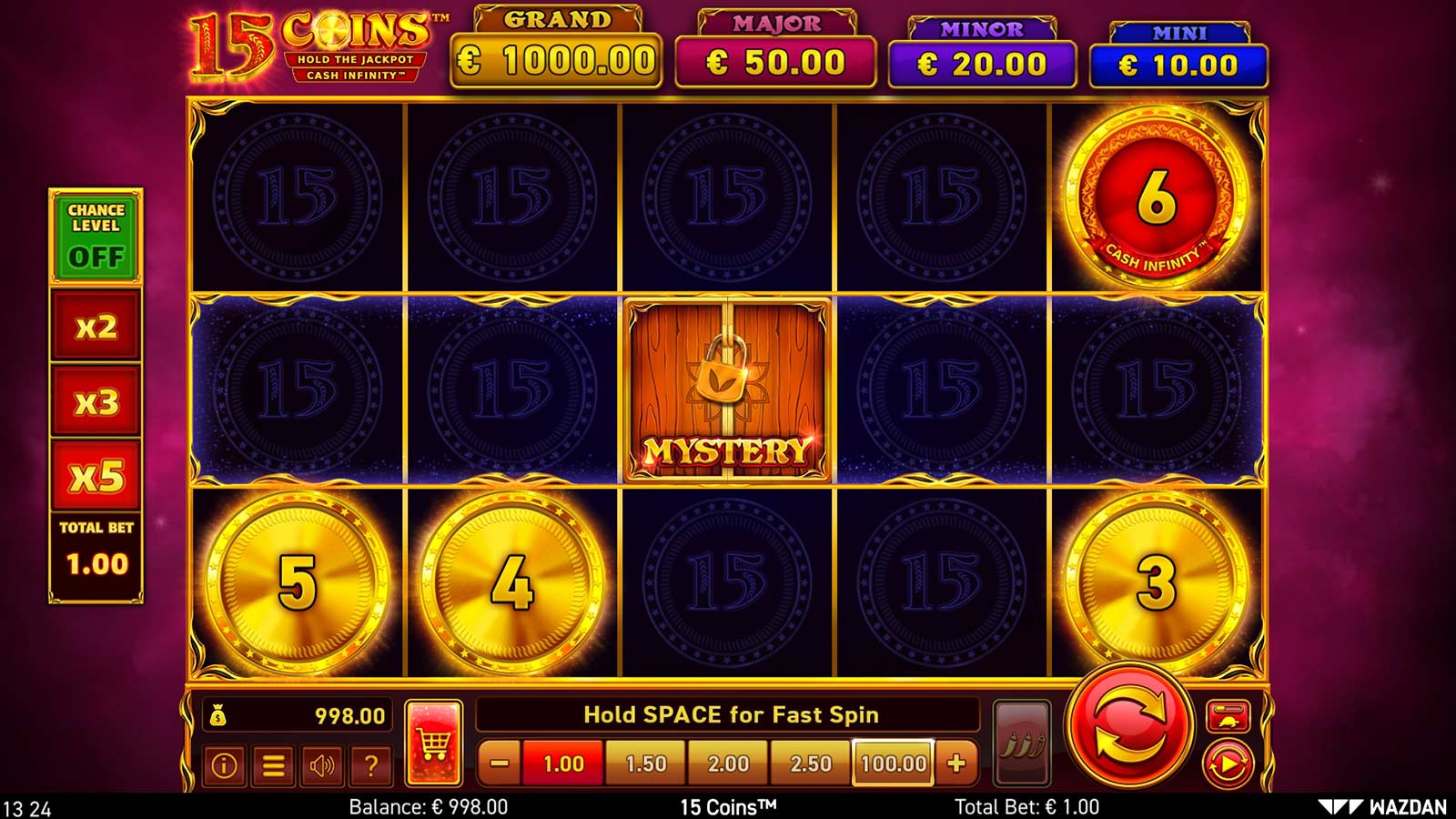 15 Coins - LVBet.com